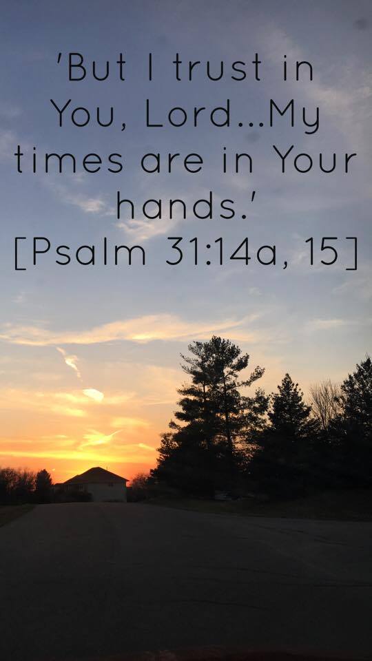  psalm 31 9 10a 14 15a The Beacon