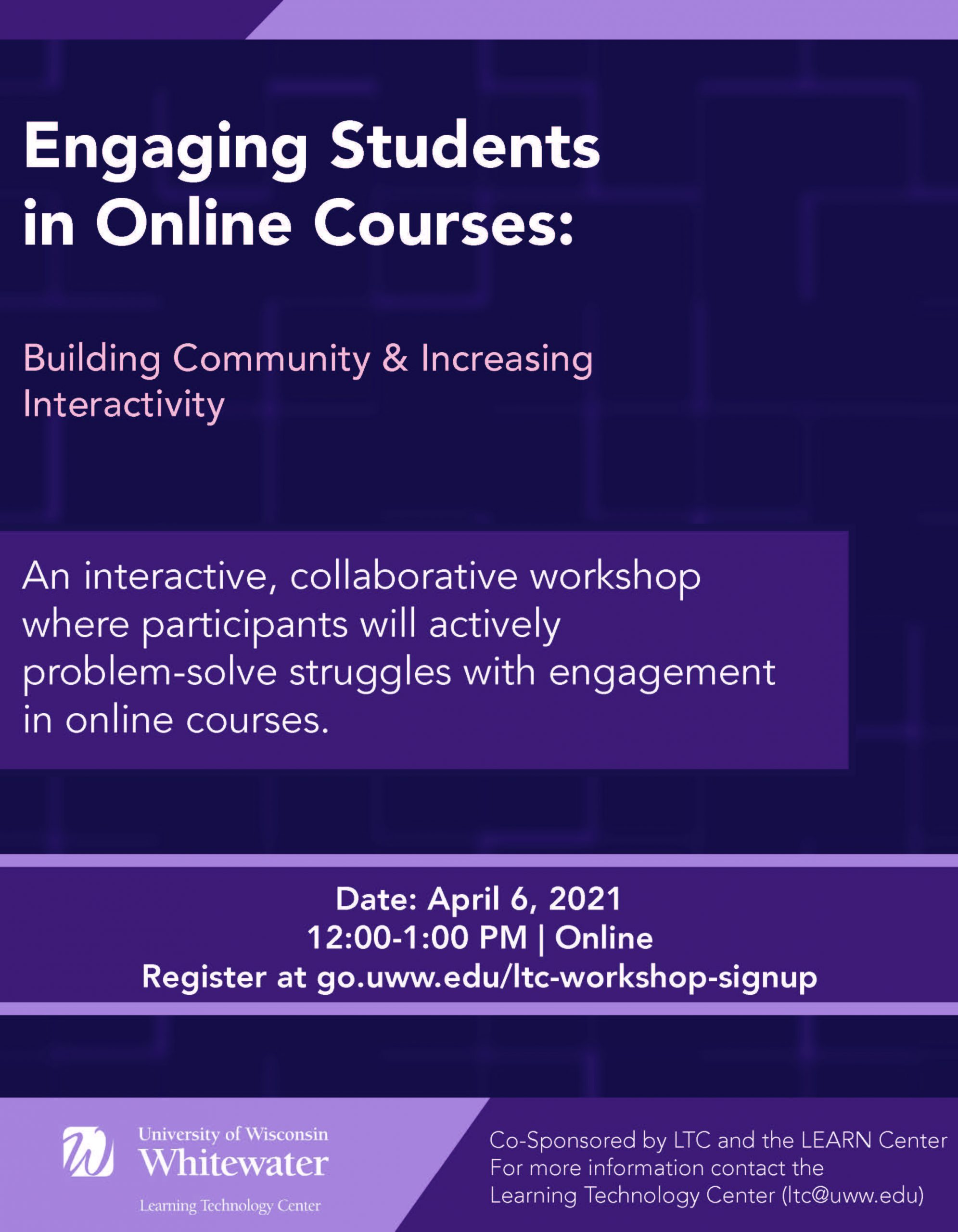 You’re invited! | LTC Instructional Resources