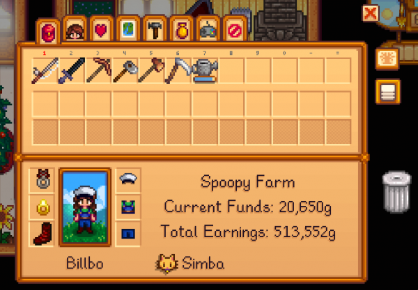 The Player Menu: Everything You Need in One Spot – Stardew Valley Blog